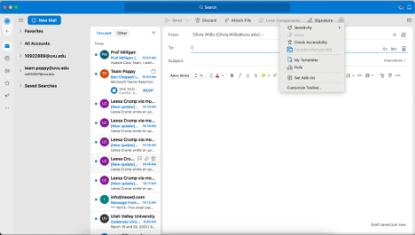 How to set up email templates in Outlook